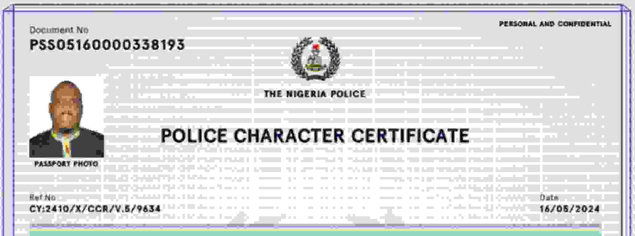 How to Authenticate Police Clearance Certificate in Nigeria: A Step-by-Step Guide - Document ...