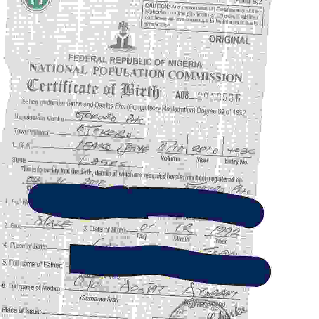 How to Legalise Birth Certificates in Nigeria: A Comprehensive Guide ...