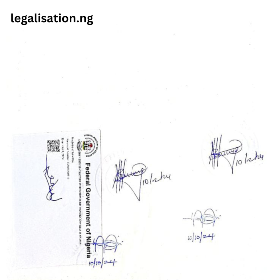 Legalisation of Documents in Nigeria: A Complete Guide for 2025 ...