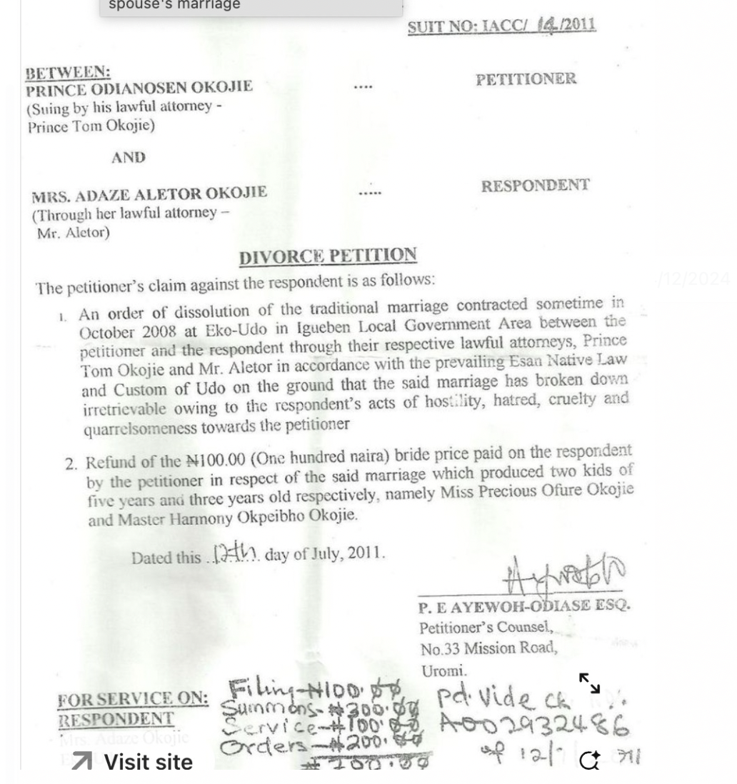 How to get and authenticate Divorce Certificate in Nigeria for Use ...